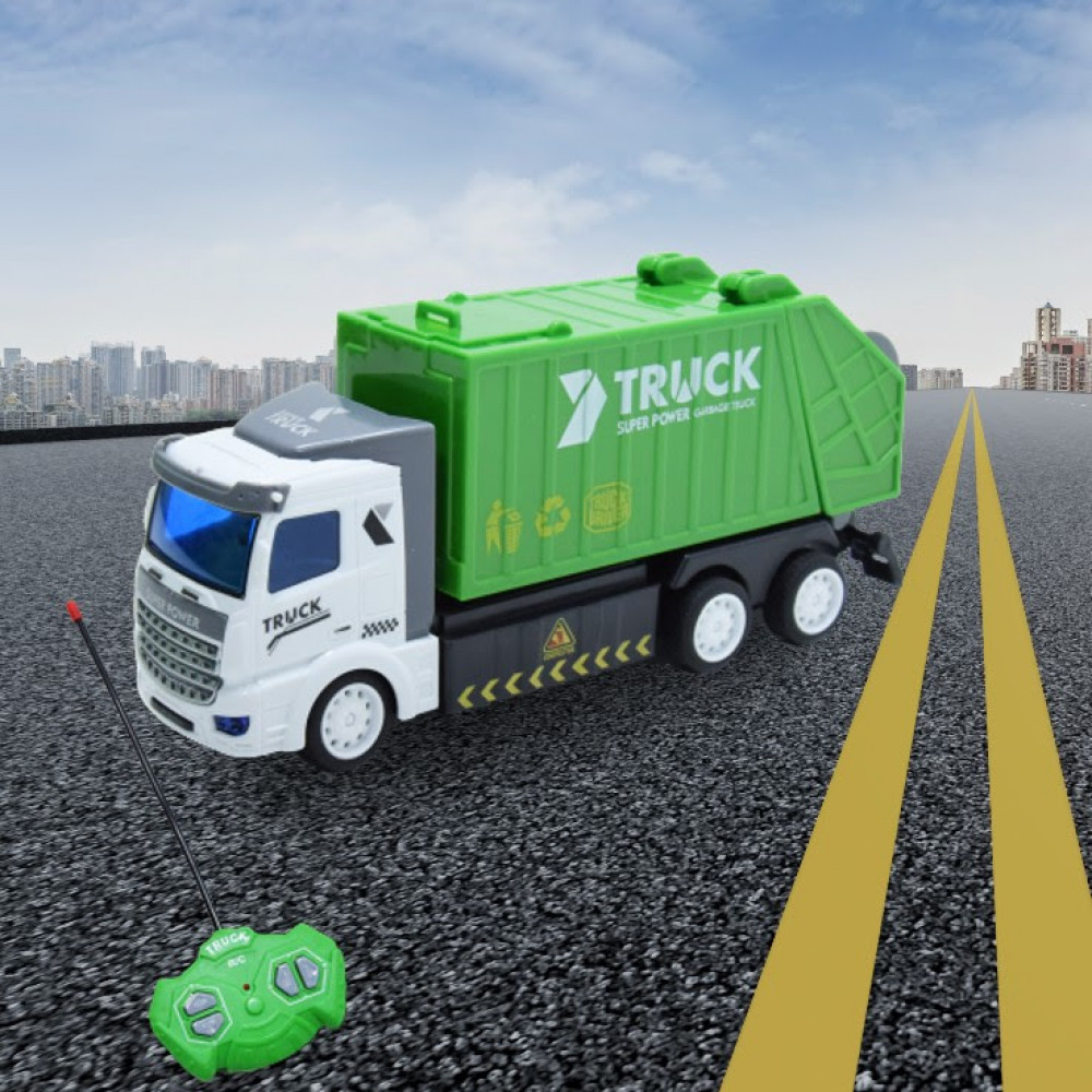 Kukás autó dönthető konténerrel, távirányítóval és fényhatásokkal (BBJ ...